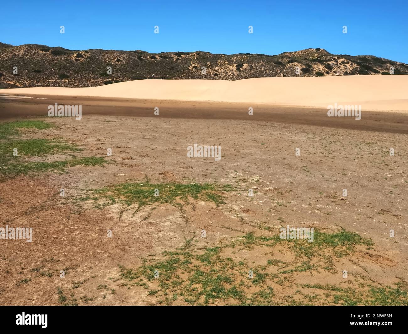 Dry river due to a lack of rain in Iberian countries Stock Photo - Alamy