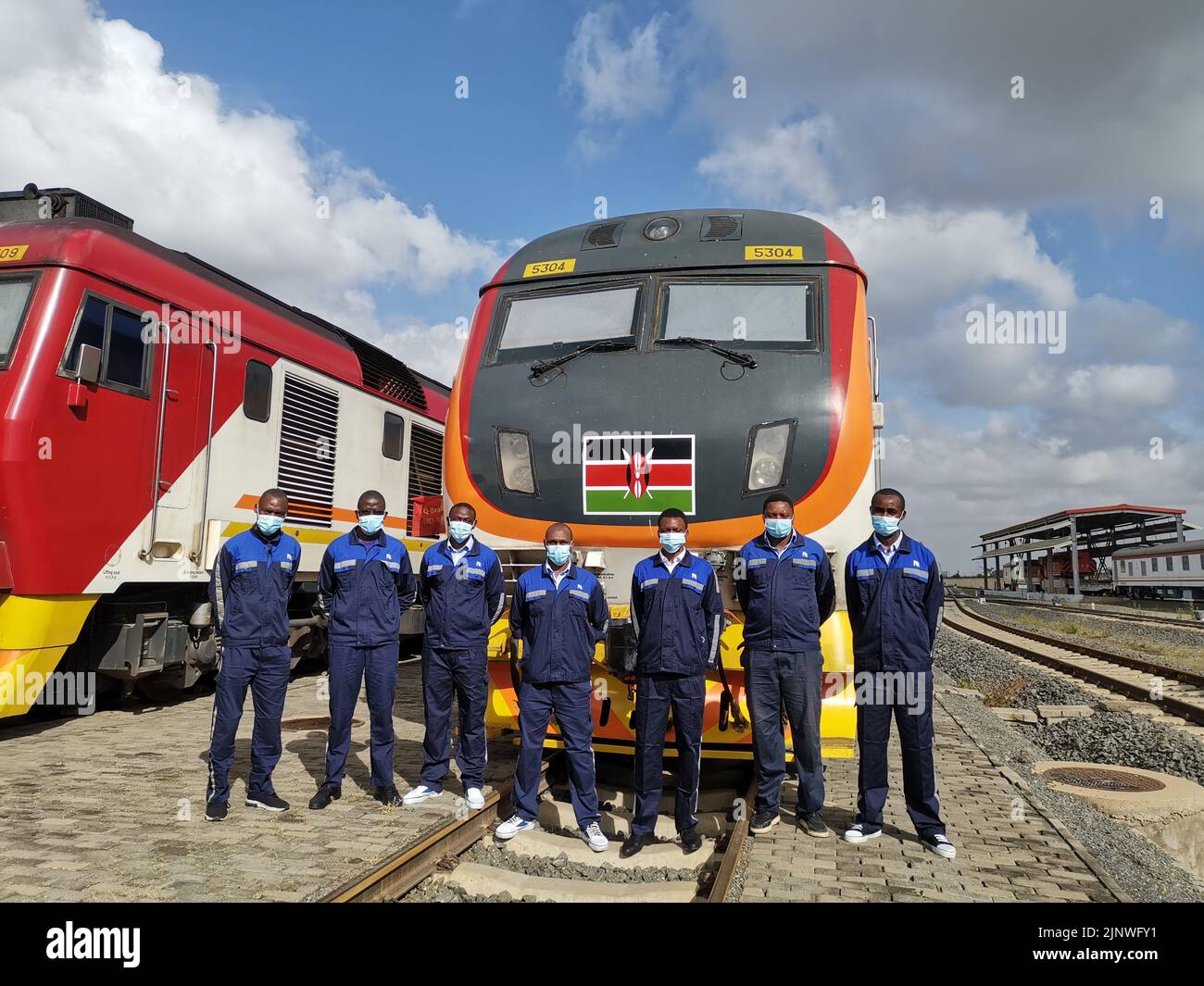 Nairobi. 14th Aug, 2022. Members of the first cohort of independent ...