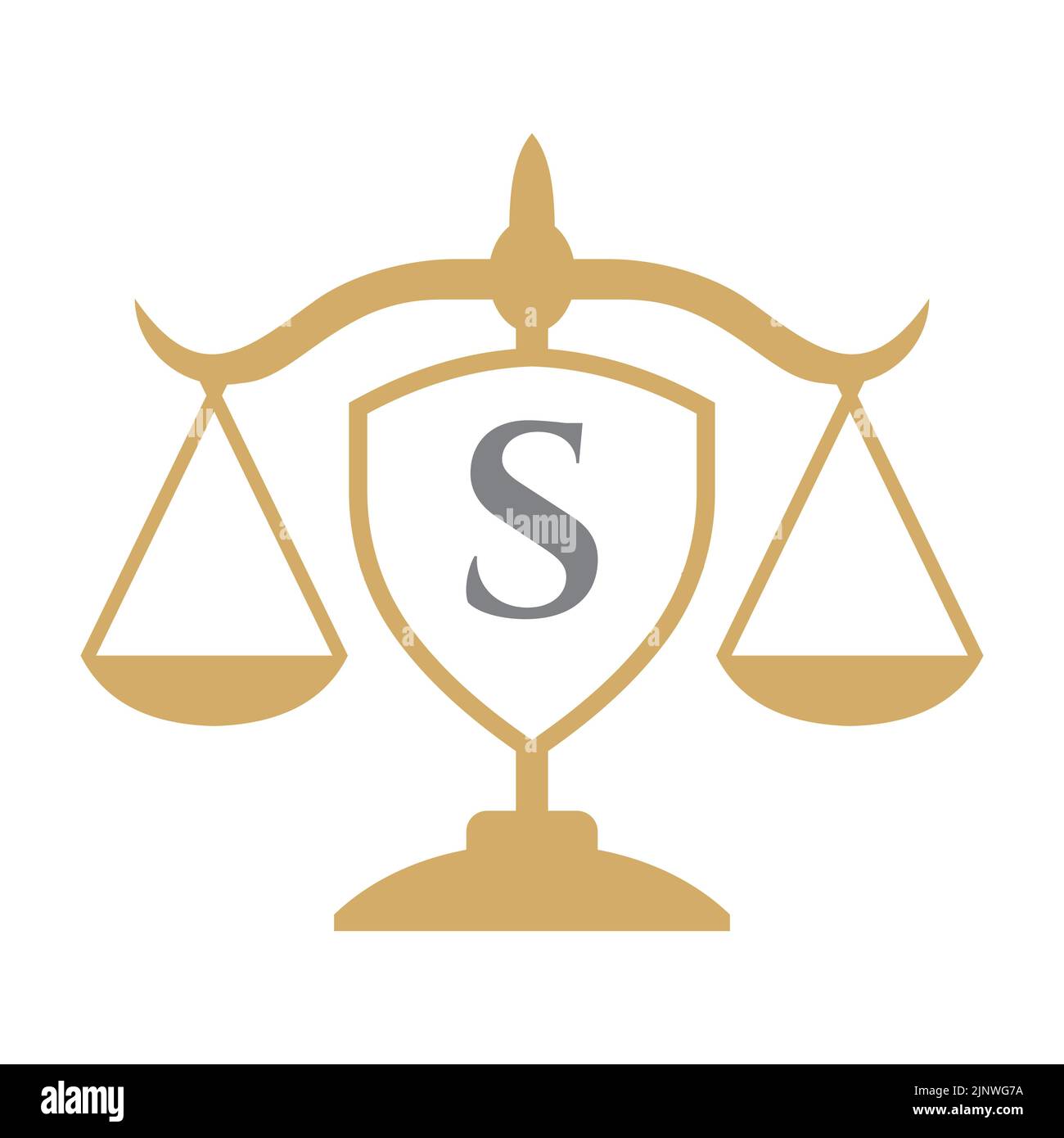 Law Firm Logo Design On Letter S with Shield Sign. Law Logo, Lawyer And ...