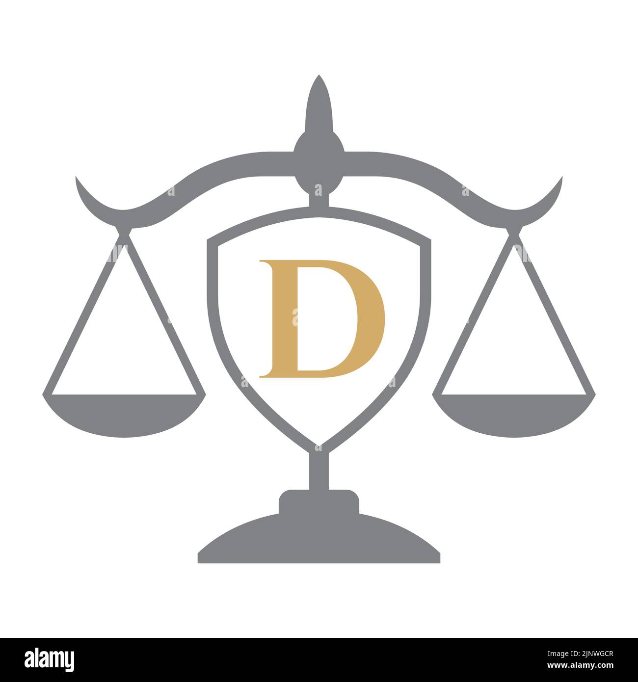 Law Firm Logo Design On Letter D with Shield Sign. Law Logo, Lawyer And ...
