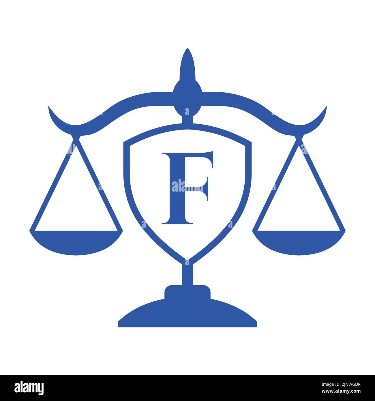 Law service logo hi-res stock photography and images - Alamy