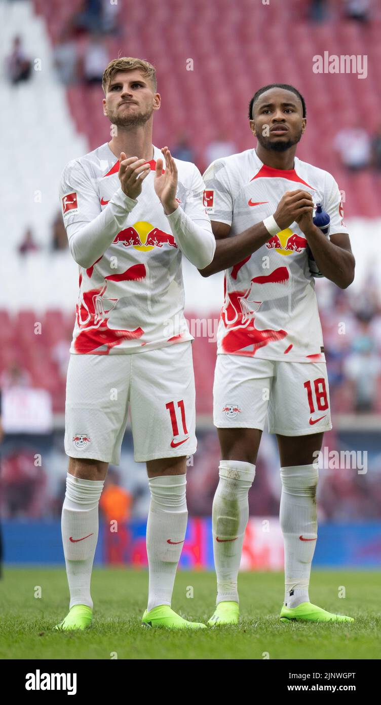 Leipzig, Germany. 13th Aug, 2022. Soccer: Bundesliga, RB Leipzig - 1 ...