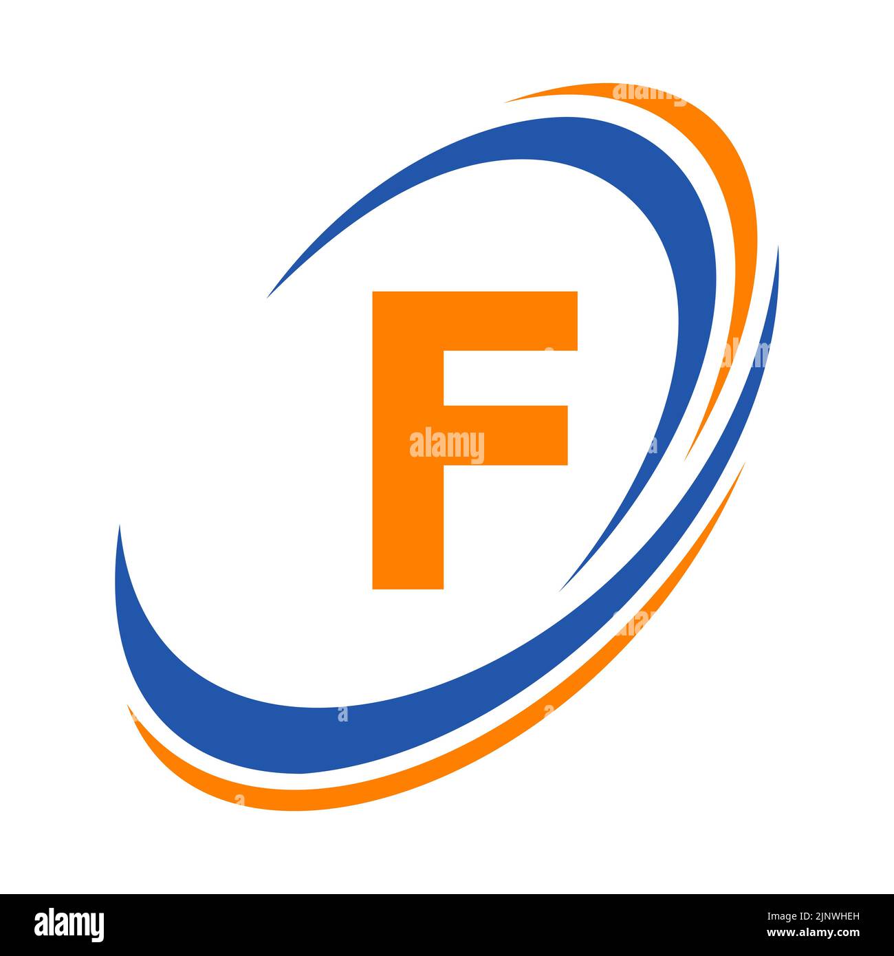 Initial Letter F Logo Company Name Simple and Modern Logotype Design ...