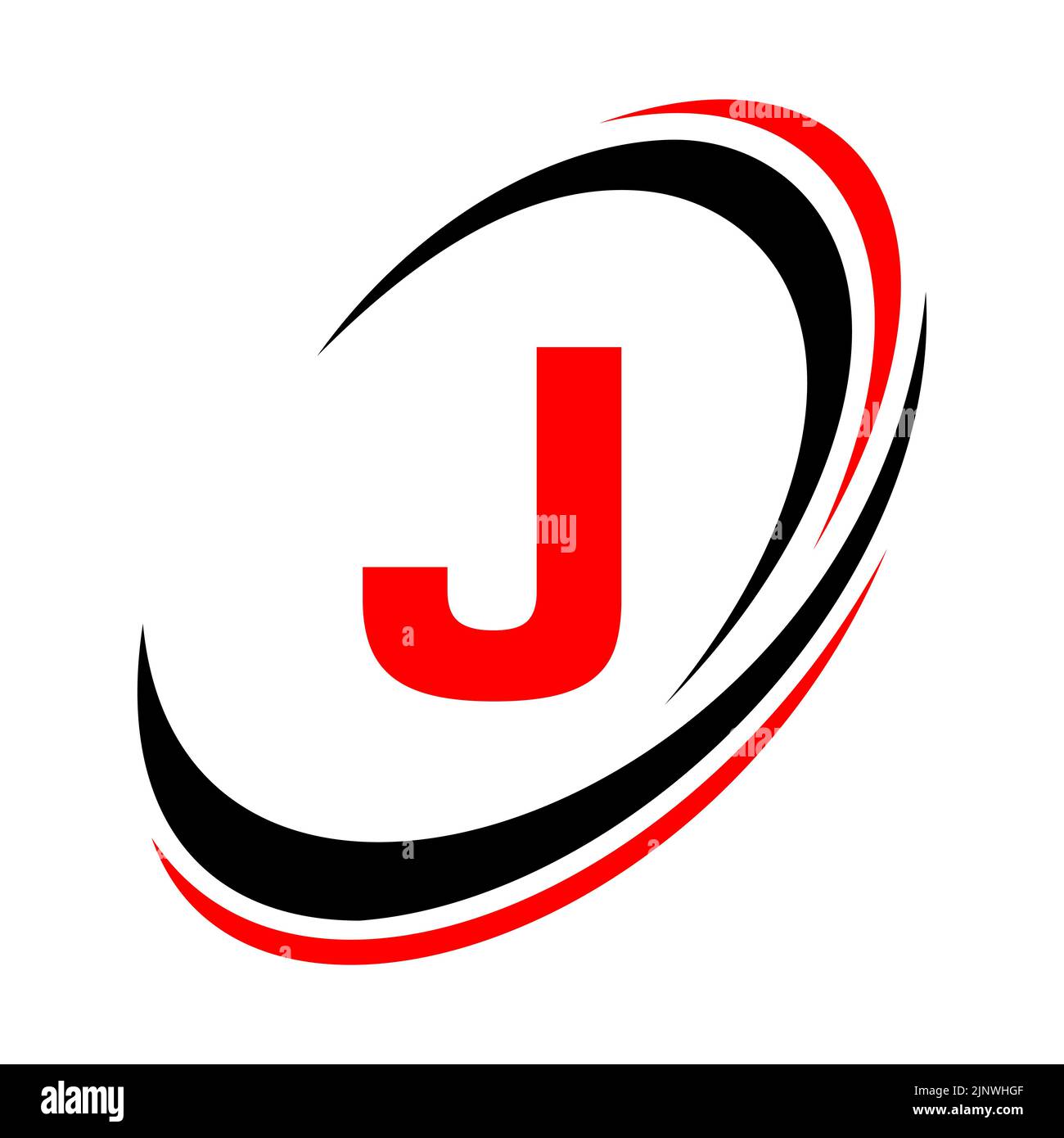Initial Letter J Logo Company Name Simple and Modern Logotype Design ...