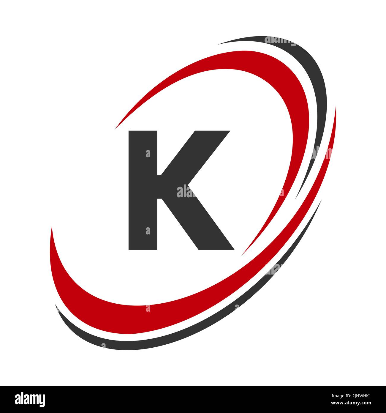 Initial Letter K Logo Company Name Simple and Modern Logotype Design ...