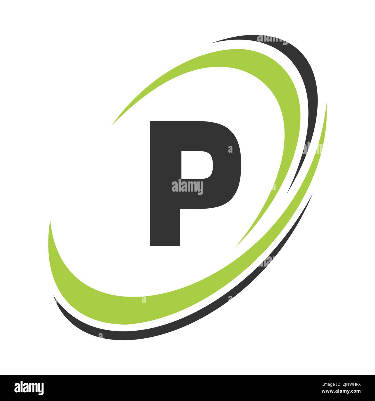 Initial Letter P Logo Company Name Simple and Modern Logotype Design ...