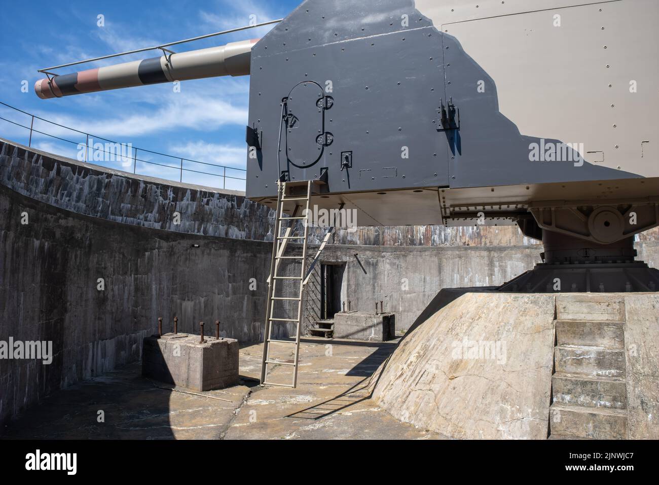 Kristiansand, Norway - May 29, 2022: Cannon Museum (Battery Vara). The ...