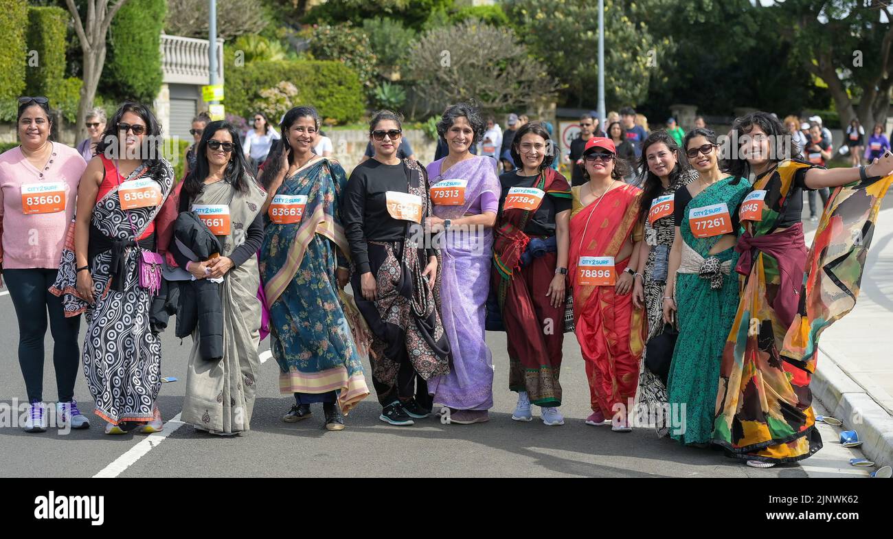 Competitors pose up for photo at Heartbreak Hill during the 2022 City ...