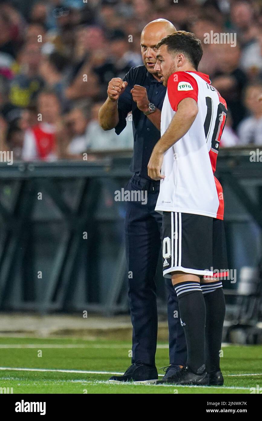 ROTTERDAM , 13-08-2022 , Stadium Feijenoord, De Kuip , Feyenoord - SC ...