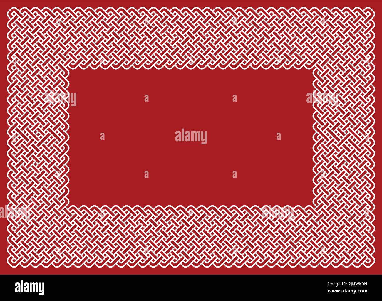 Celtic knot frame. Old retro ornament frames. Vintage Border to be ...