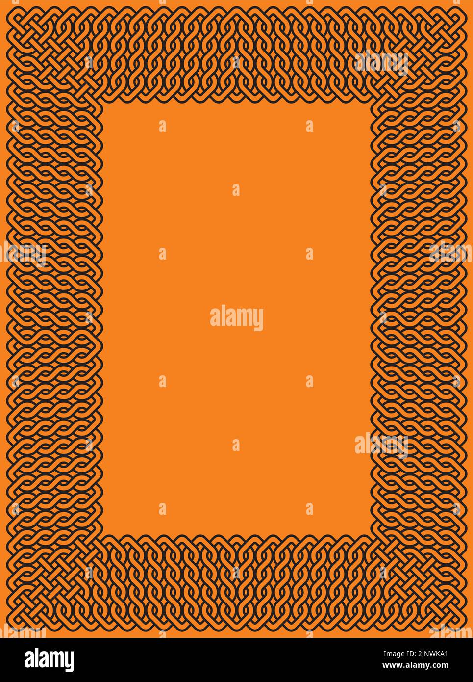 Celtic knot frame. Old retro ornament frames. Vintage Border to be ...