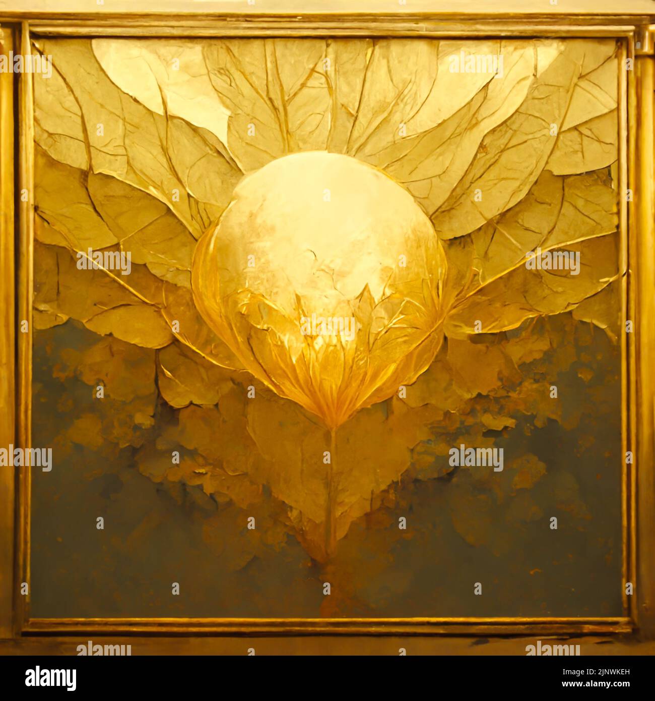 Gold background with luxury concept. 3D rendering design for Golden ...