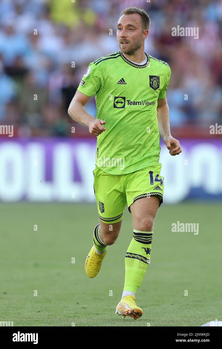 Eriksen manchester united brentford hi-res stock photography and images - Alamy