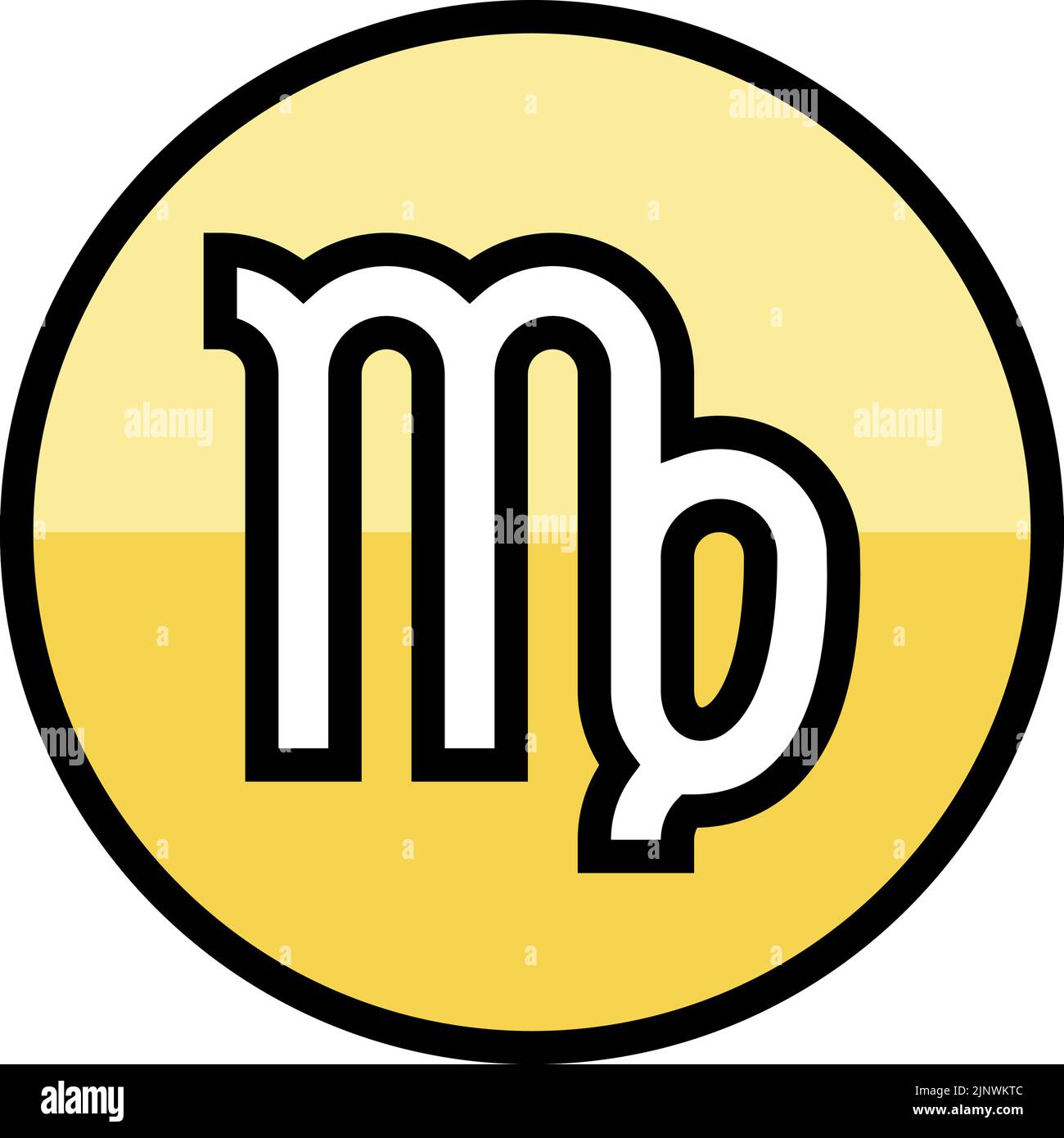 virgo zodiac color icon vector illustration Stock Vector Image & Art ...