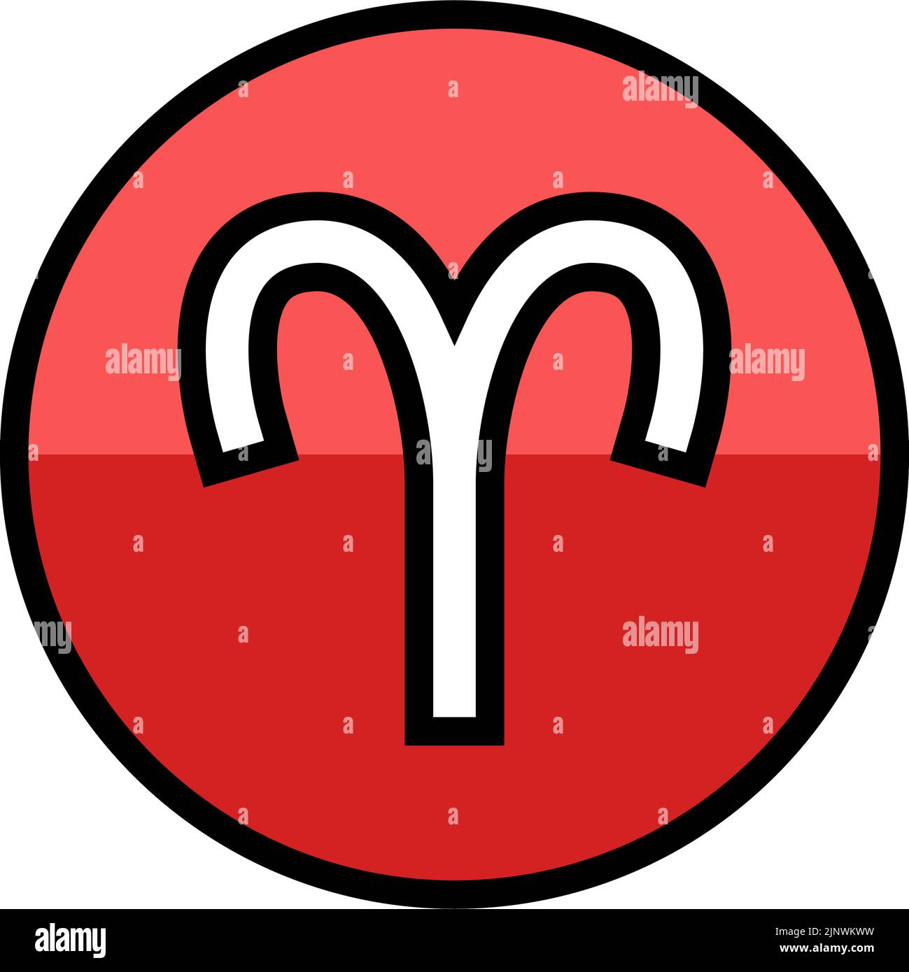 aries zodiac color icon vector illustration Stock Vector Image & Art ...