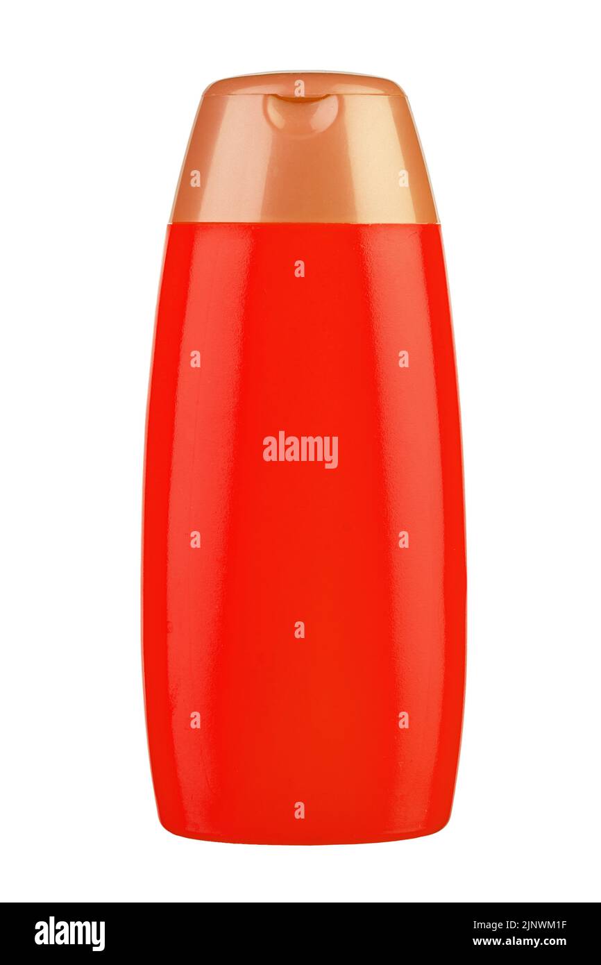 Shampoo bottle isolated on white background. Ready for your design ...