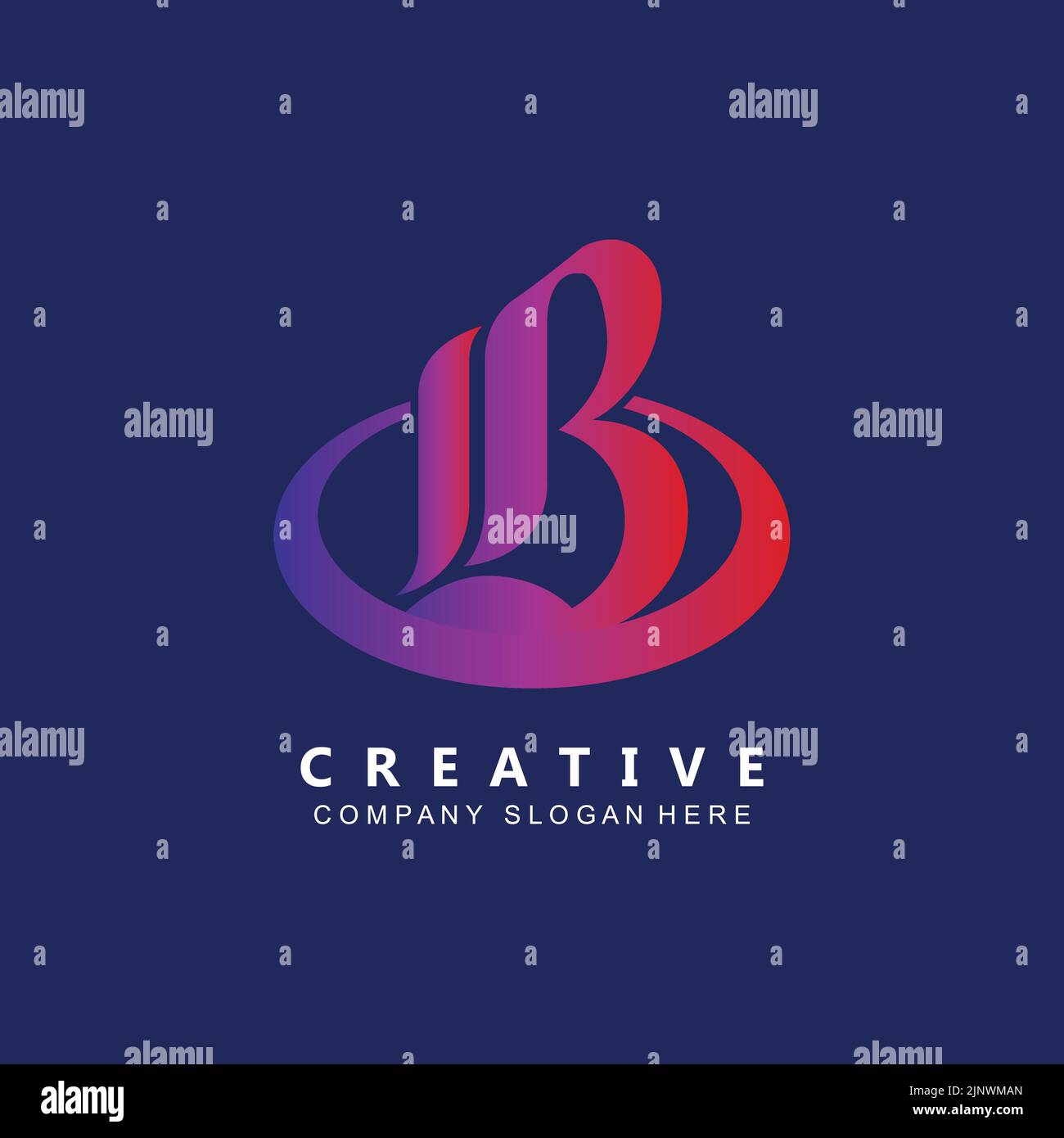 premium logo vector symbol letter B Stock Vector Image & Art - Alamy