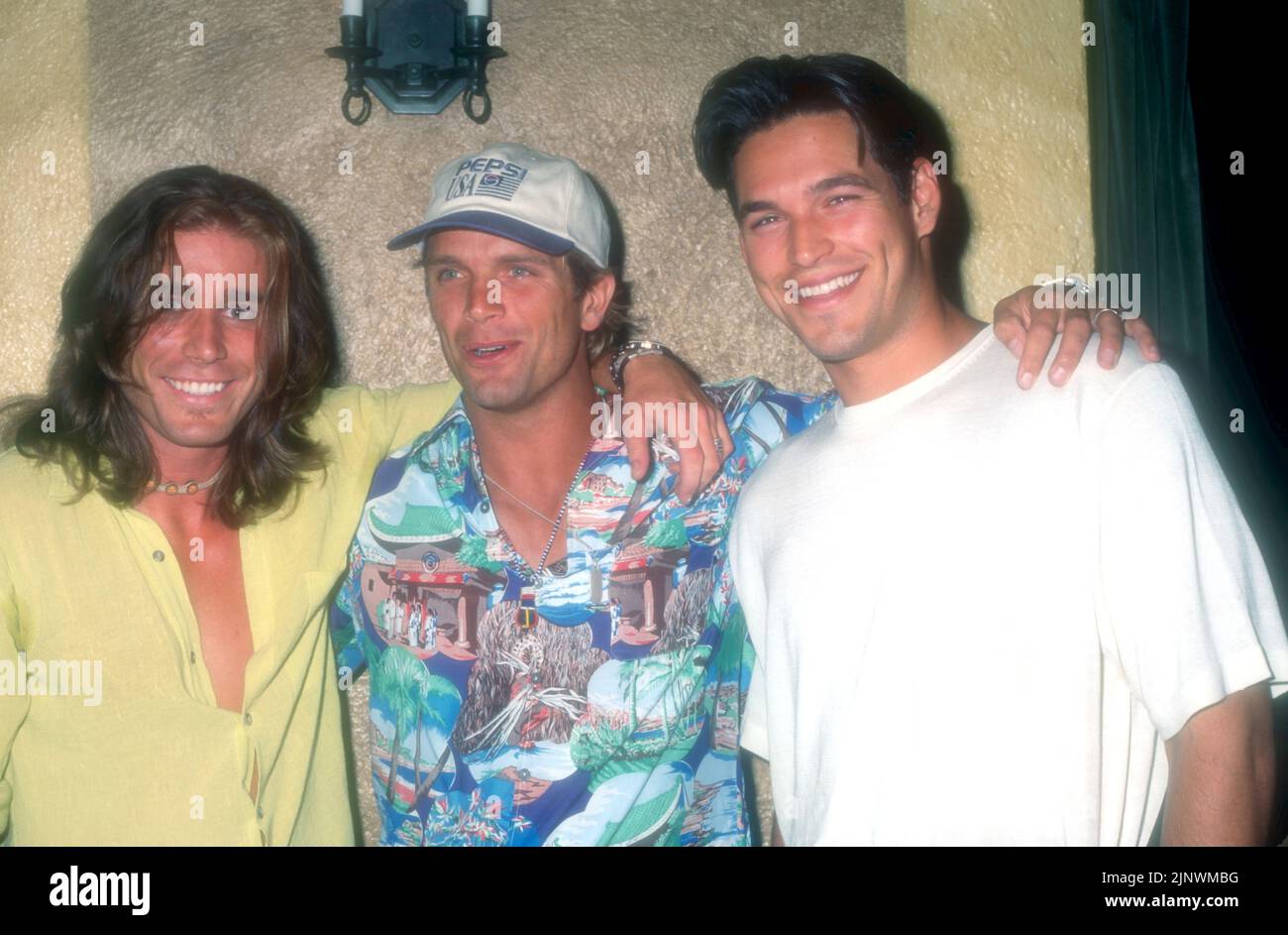Los Angeles, California, USA 18th June 1996 (L-R) Actor Jaason Simmons ...