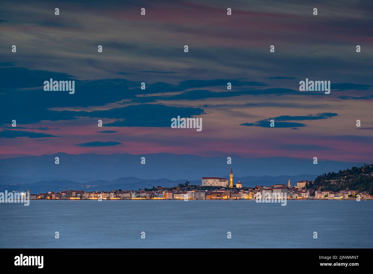 Piran city map hi-res stock photography and images - Alamy