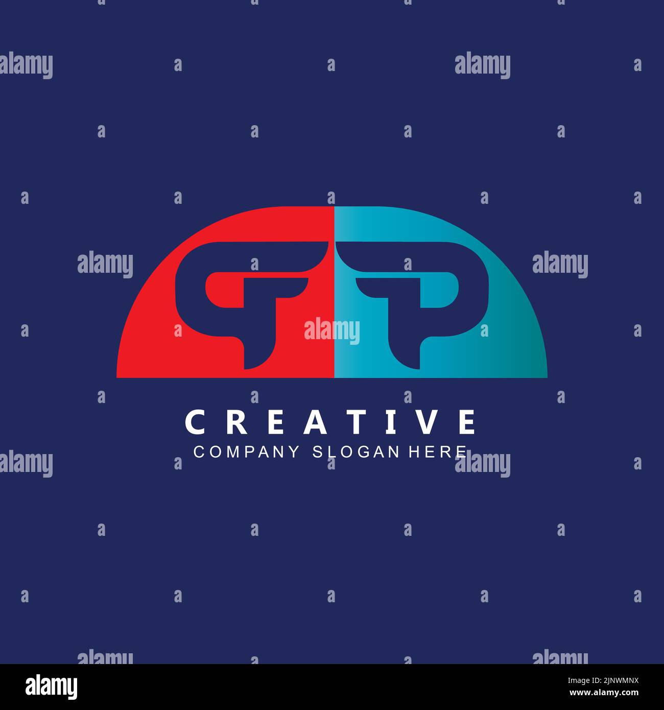 simple letter P logo symbol icon vector Stock Vector Image & Art - Alamy