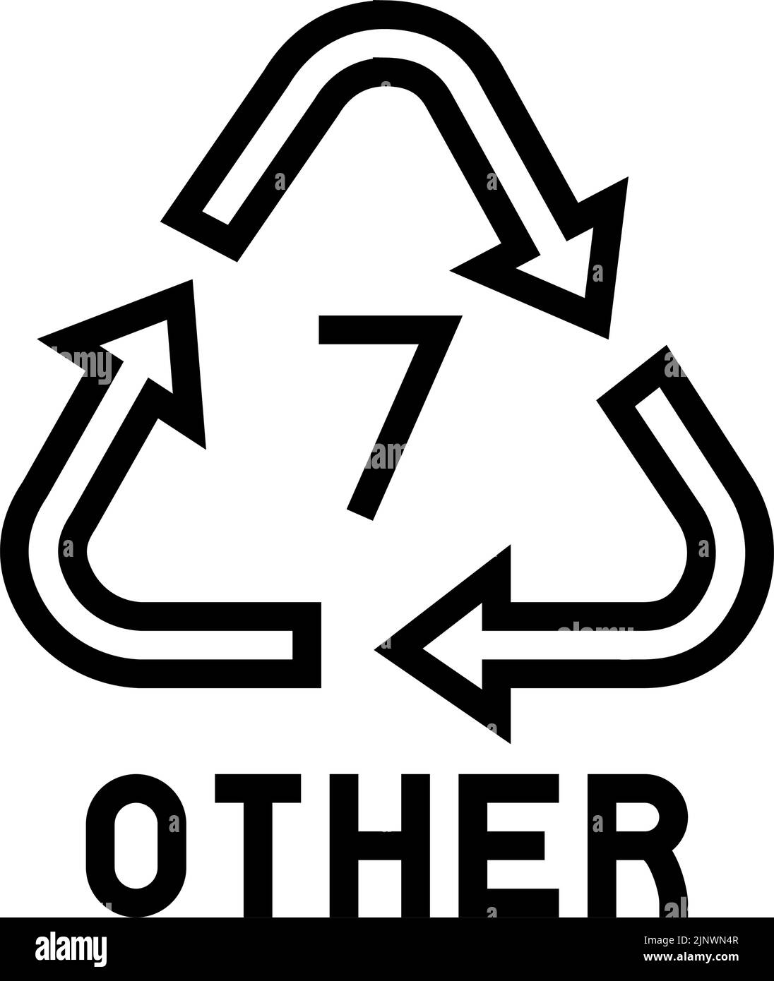 other plastic product sign line icon vector illustration Stock Vector ...