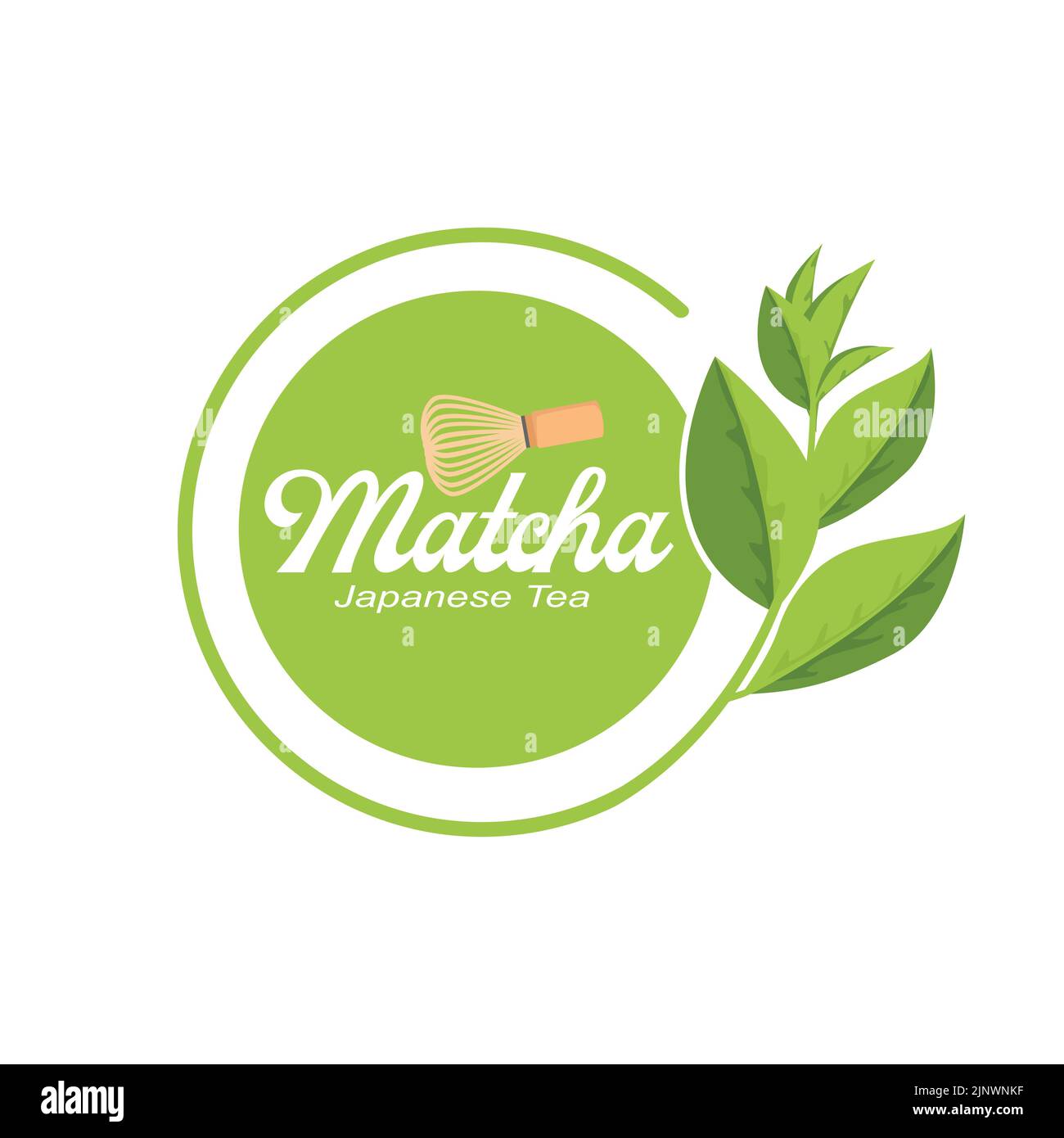 Matcha powder vector vectors hi-res stock photography and images - Alamy