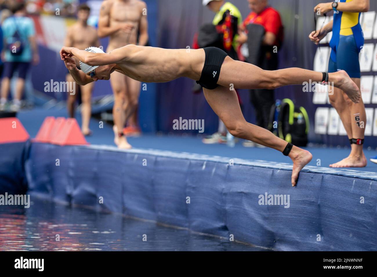 Munich, Germany. 13th Aug, 2022. European Championships, Triathlon, 1.5 ...