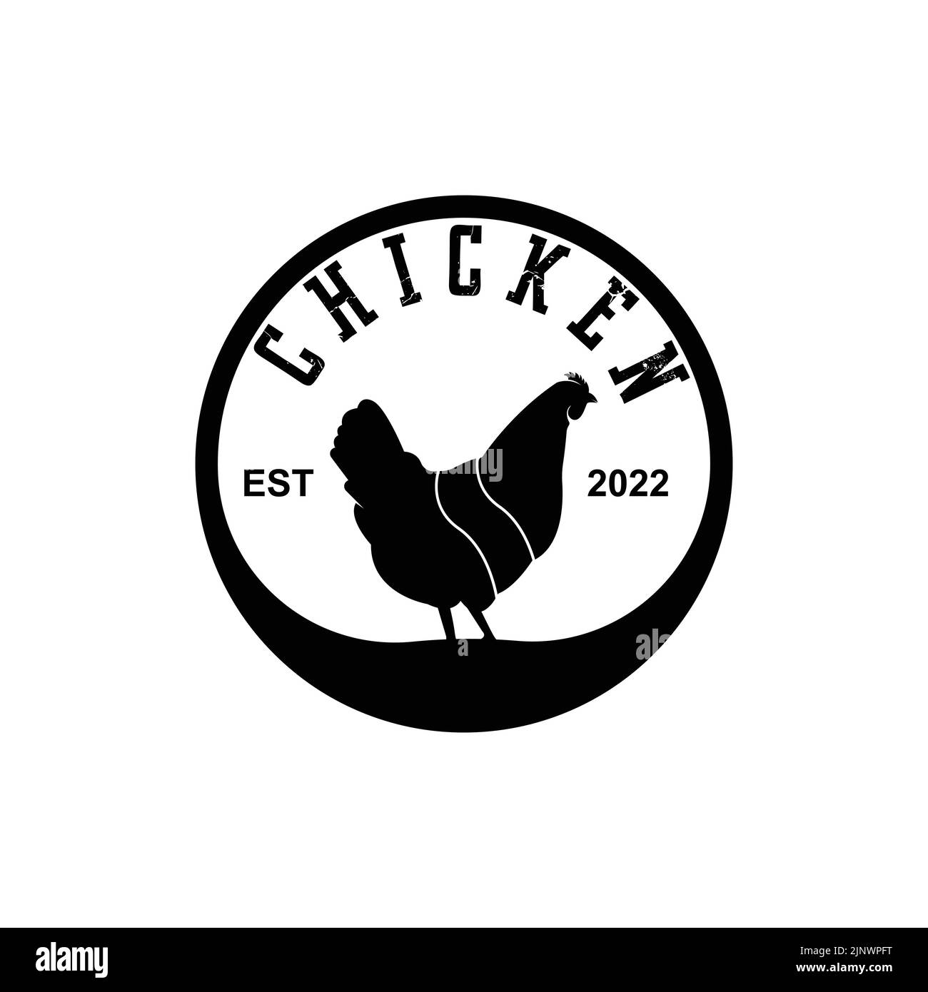 Chicken Logo Black And White