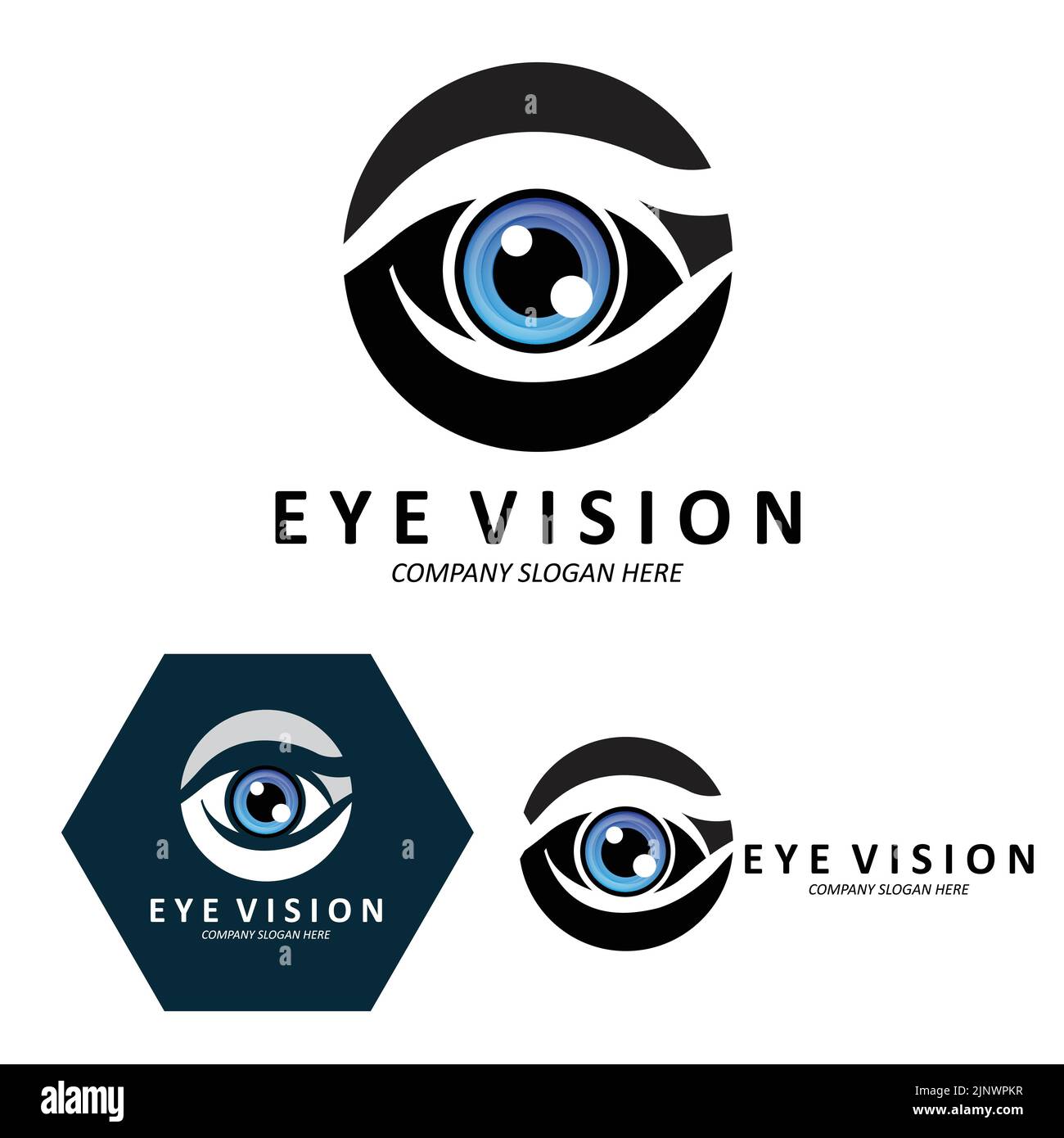 Eyes Logo Design, Vision of the World, vector illustration of organs ...