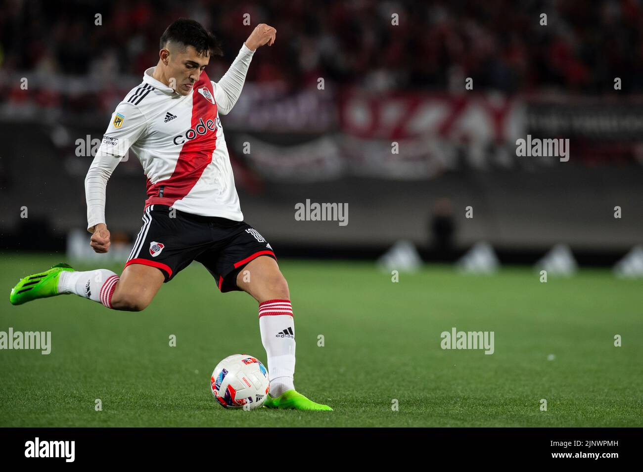 Buenos Aires, Argentina. 13th Aug, 2022. Pablo Solari of River Plate in ...