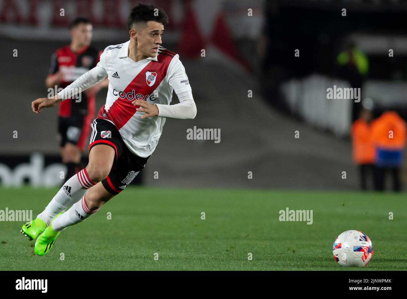 Buenos Aires, Argentina. 13th Aug, 2022. Pablo Solari of River Plate in ...
