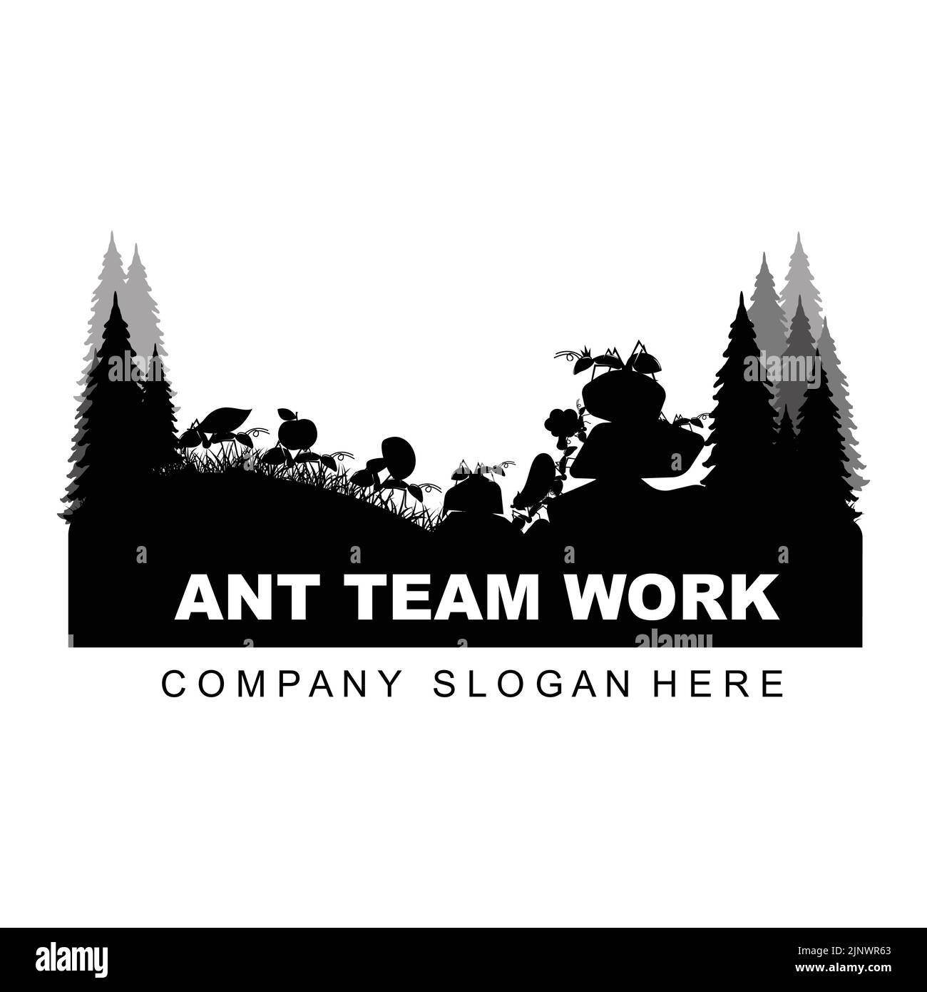 Ants architecture Stock Vector Images - Alamy