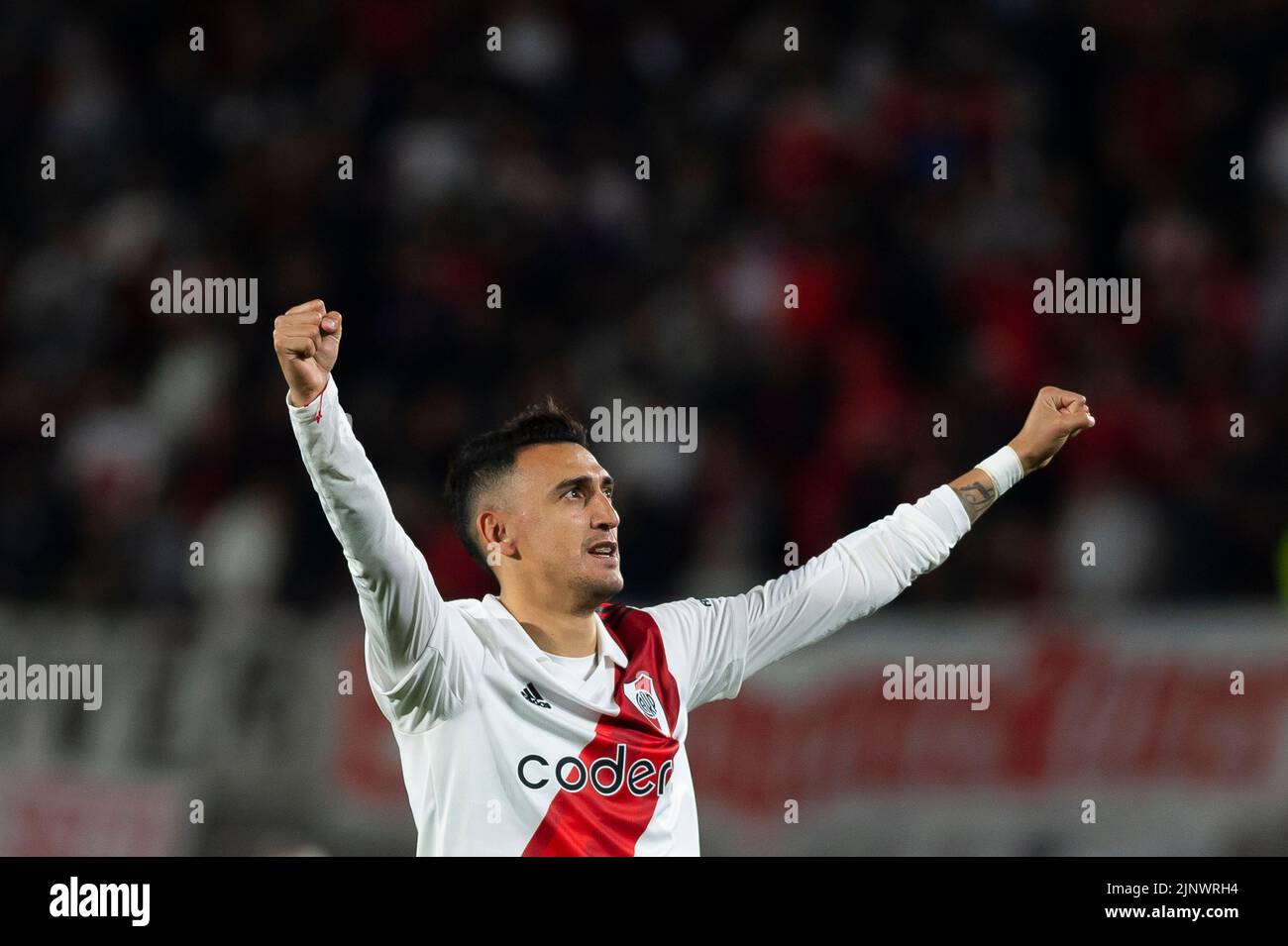 Matias Suarez of River Plate celebrates after scoring a goal during the ...