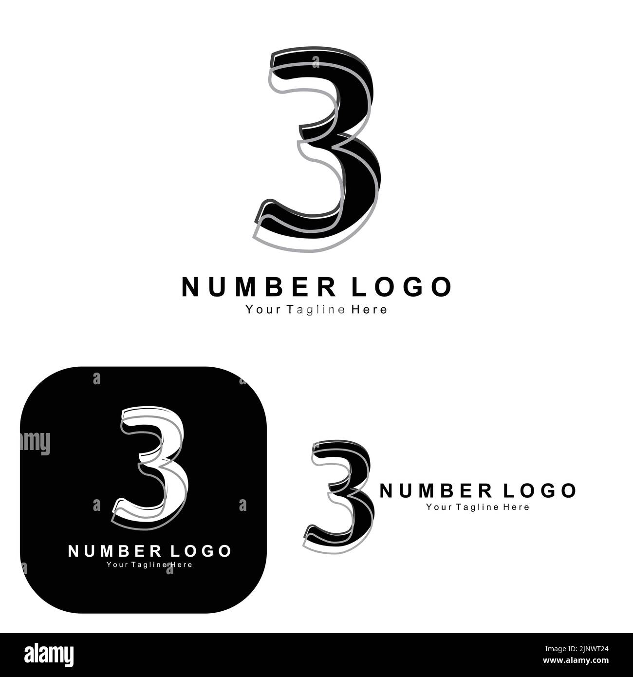 Number 3 three Black and White Stock Photos & Images - Alamy