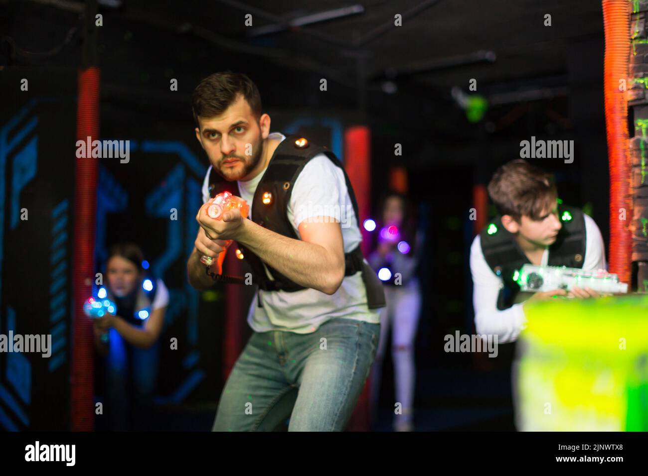 Laser tag arena hi-res stock photography and images - Alamy