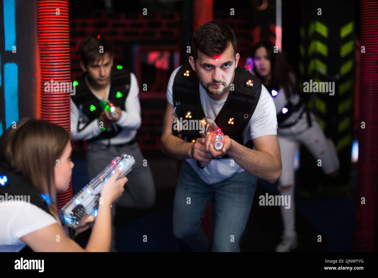 Laser tag arena hi-res stock photography and images - Alamy