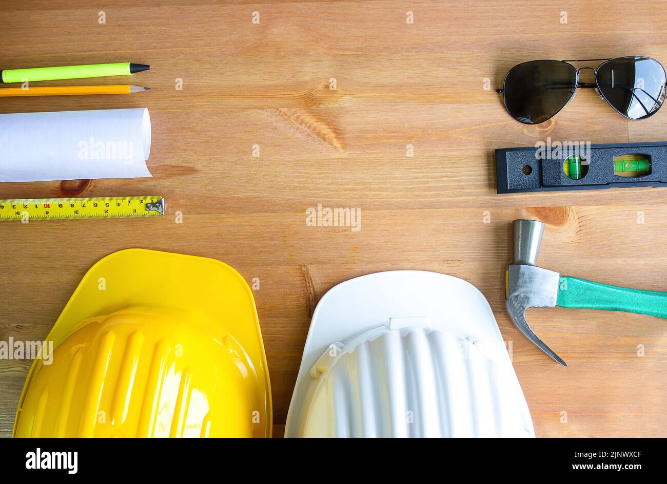 Construction drawing safety helmet hi-res stock photography and images ...