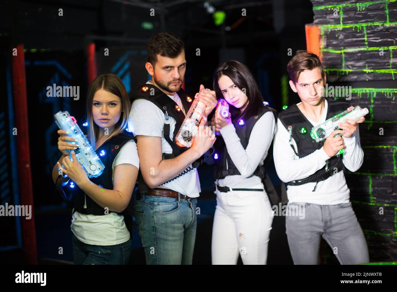 Lasertag arena hi-res stock photography and images - Alamy