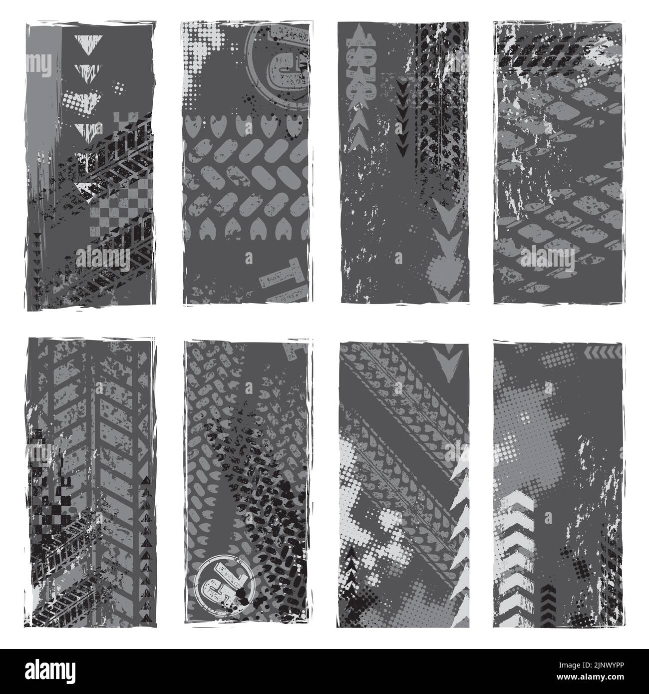 Mud Tire Tread Pattern Clip Art