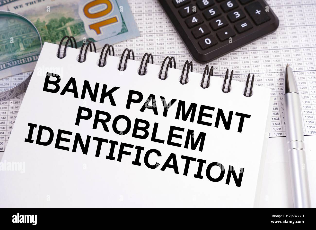 Business and finance concept. On the table there is money, a calculator ...