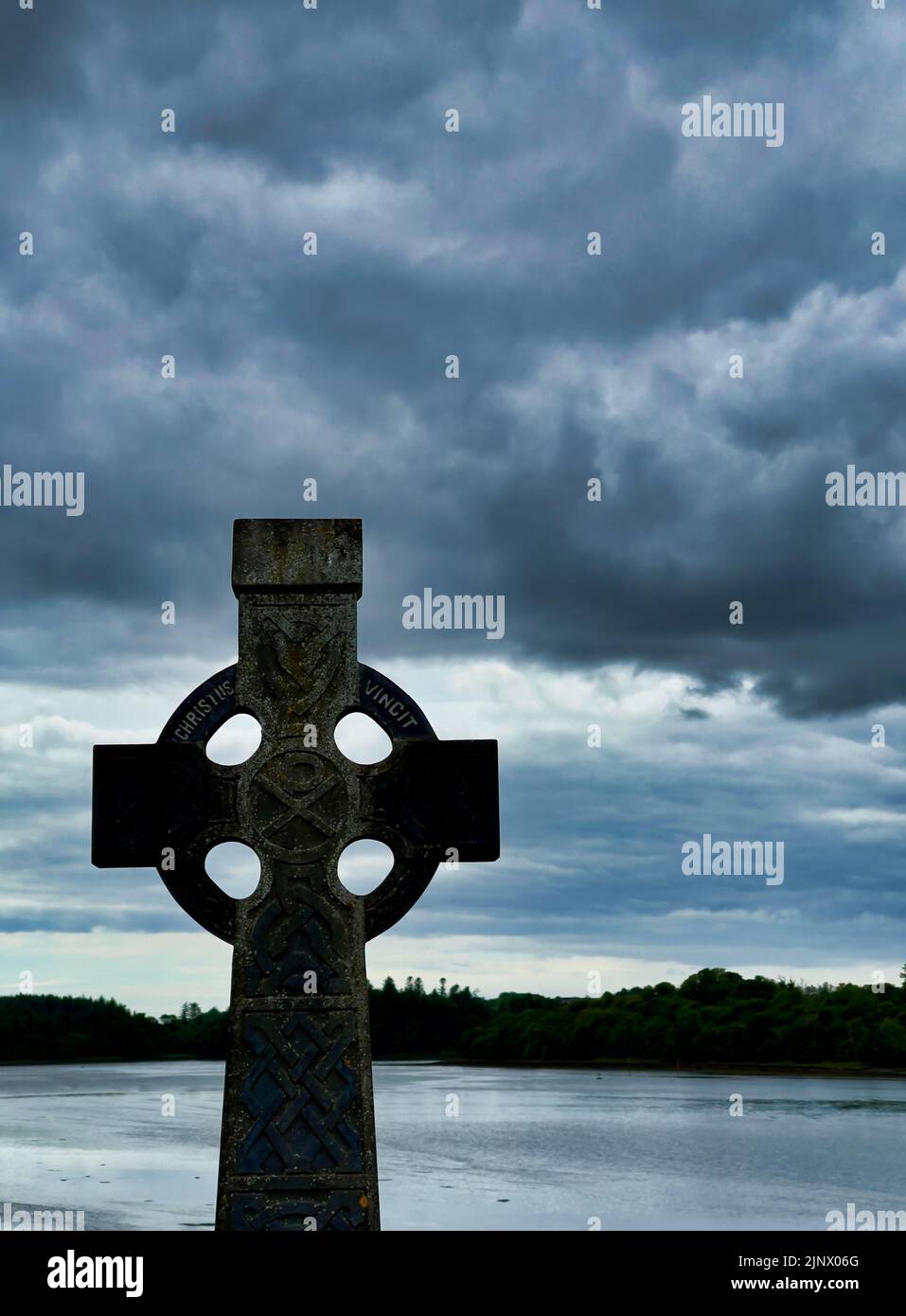 Celtic Cross Donegal; Abbey Stock Photo - Alamy