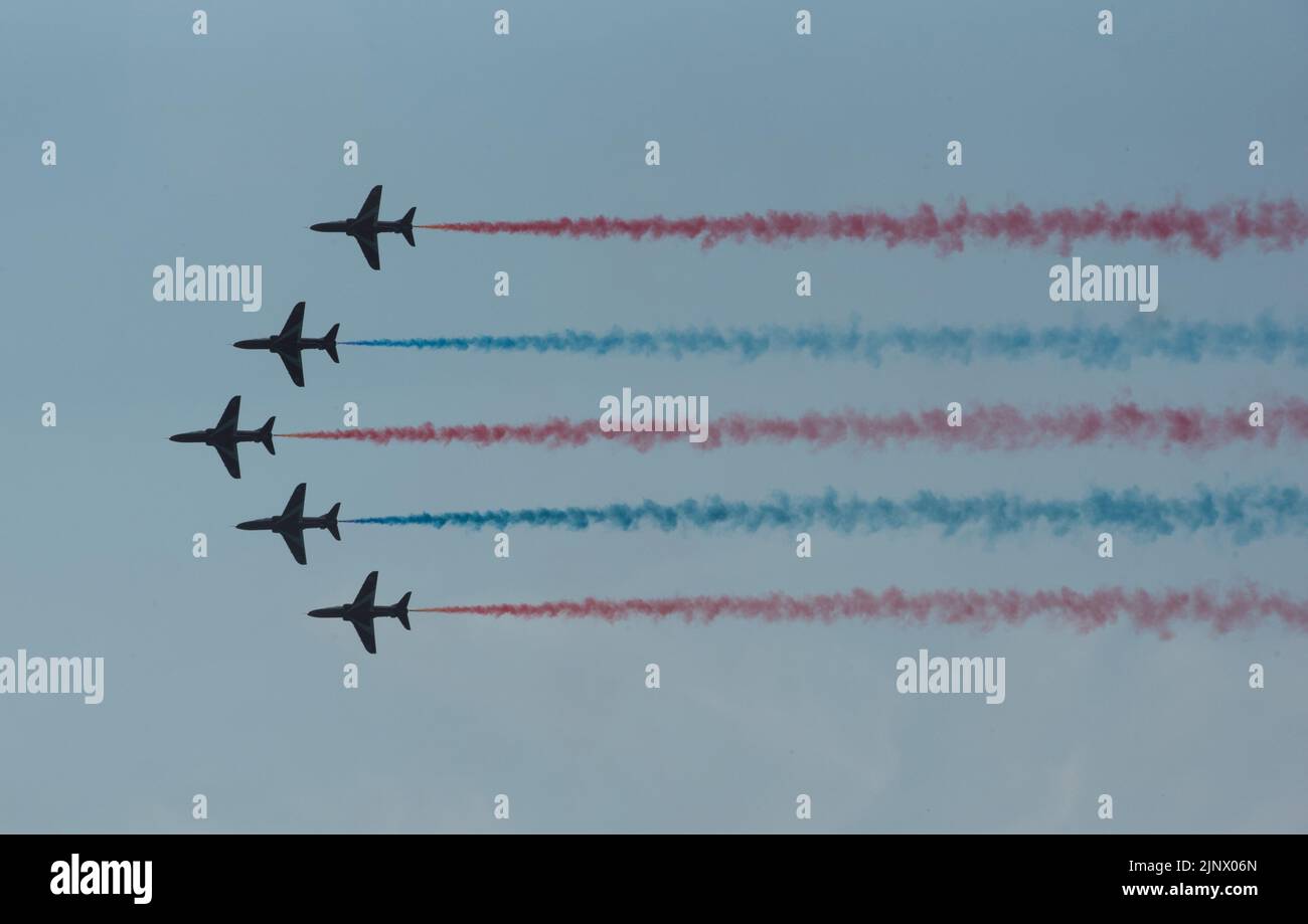 The Red Arrows at Blackpool Air Show, Saturday, August 13th 2022 Stock ... The Red Arrows at Blackpool Air Show, Saturday, August 13th 2022 Stock ...