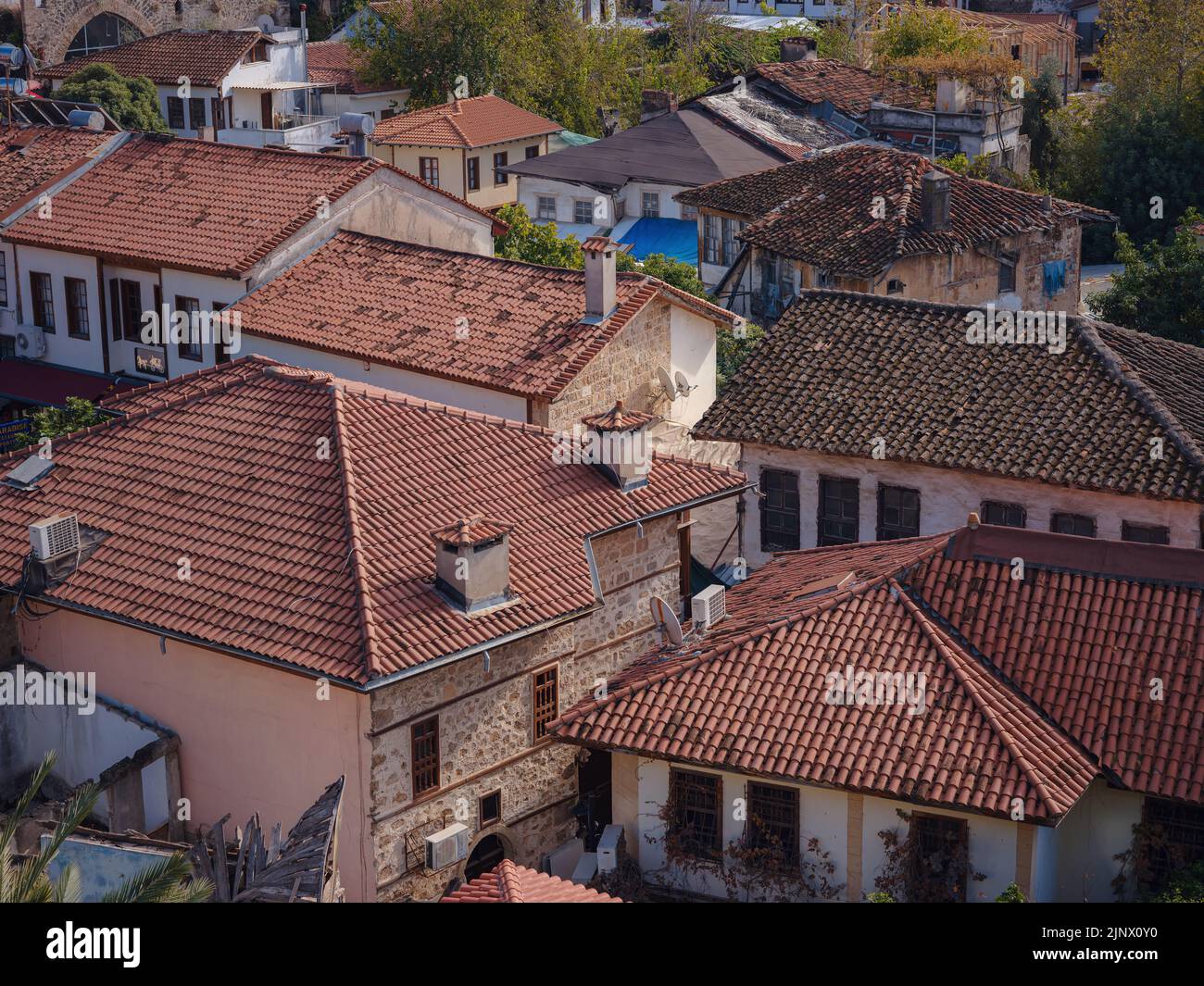 Antalya, Turkey - November 2021: travel to turkey, old town Kaleci ...