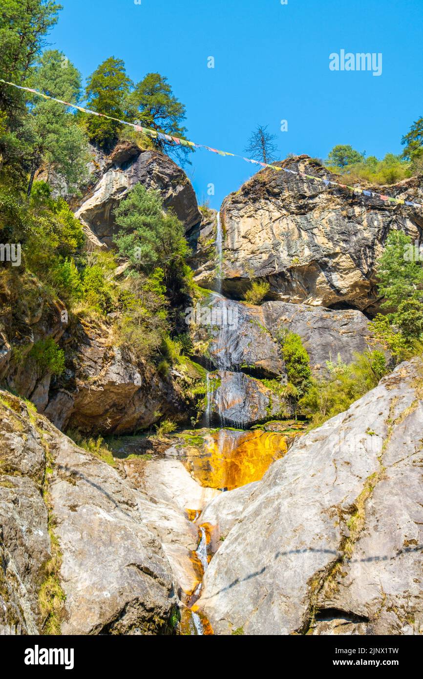 Nature from Everest trek in Nepal. Nature and travel concept Stock ...