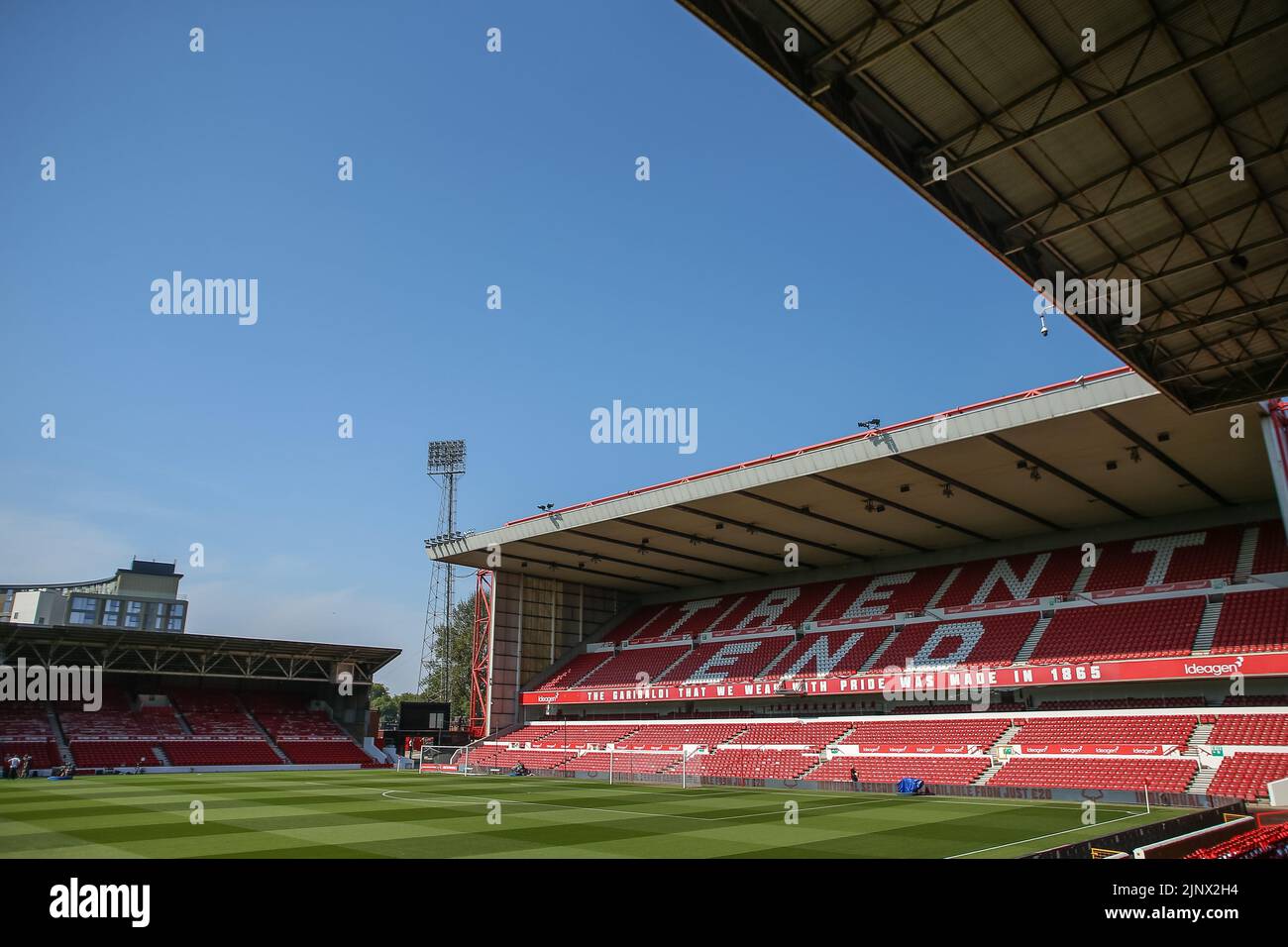 General view inside of The City Ground, home of Nottingham Forest Stock ...
