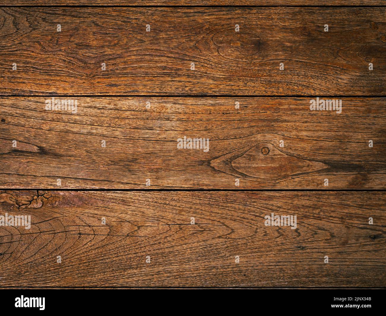 Wood plank texture for background. Closeup grunge old brown wooden oak ...