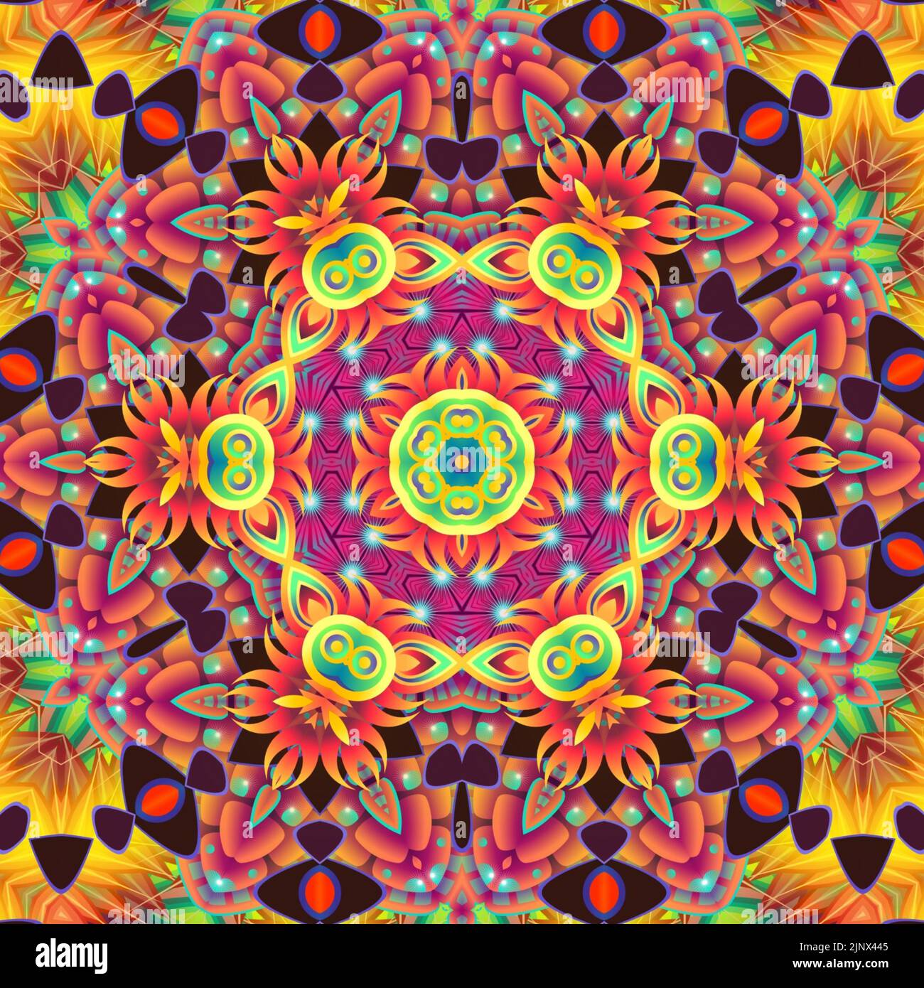 Abstract Computer generated Fractal design. A fractal is a never-ending ...