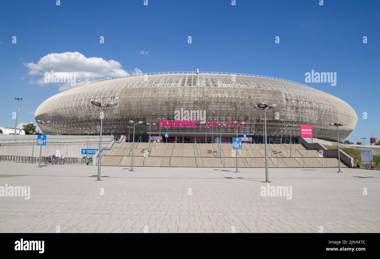 Tauron Arena Kraków, indoor modern entertainment and sports venue ...