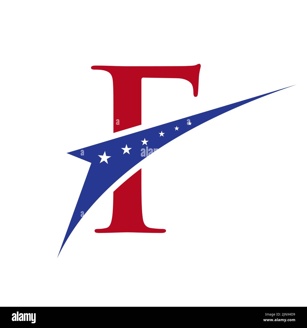 Initial Letter F American Logo for Business, Corporate and Company Sign ...