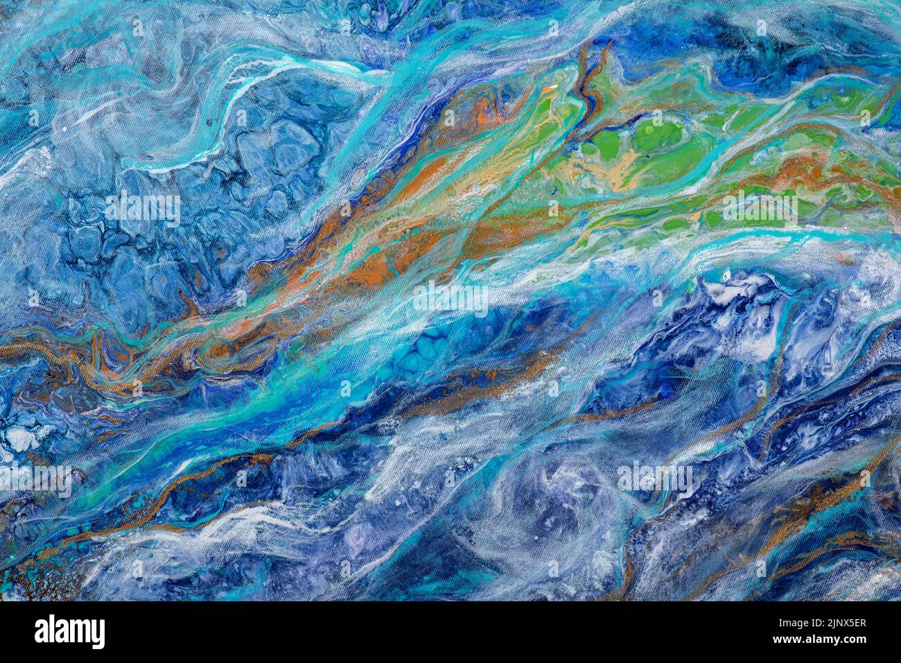 Abstract painting background, texture in blue color Stock Photo - Alamy